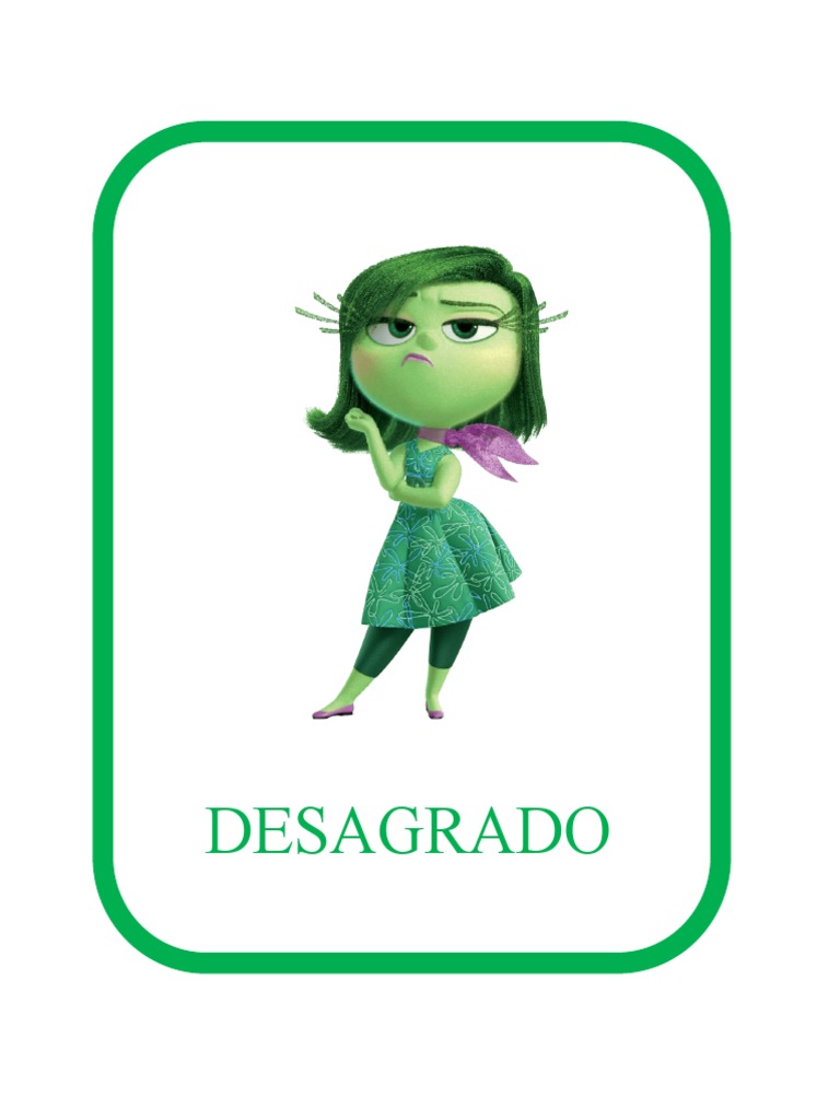 Memorice Emociones - Desagrado | PDF
