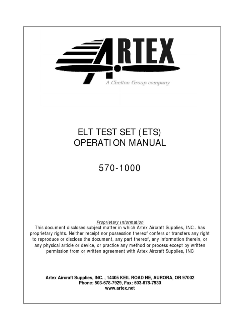 Manual ELT Tester | PDF | Software | Electronics