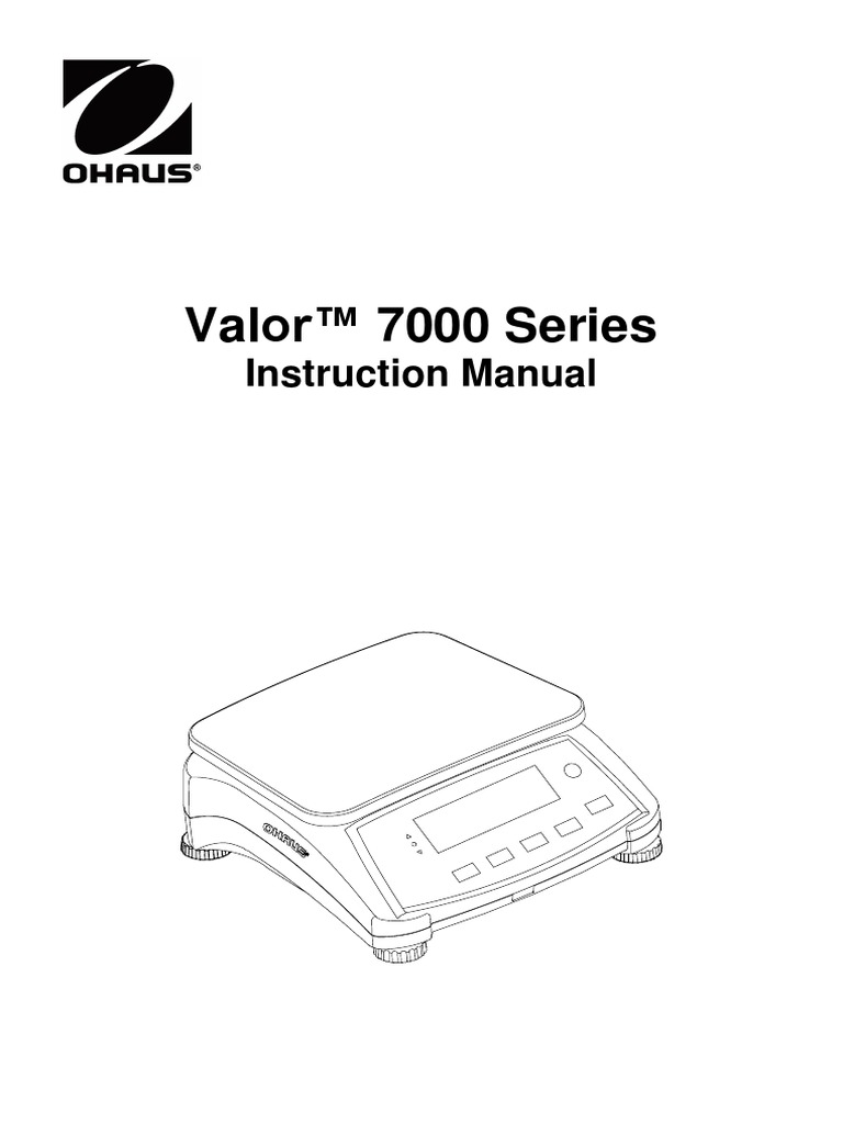 Instruction Manual Valor 7000 EN D | PDF | Electrical Connector | Alternating Current