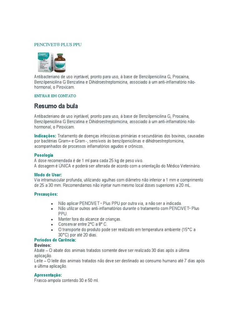 Bulas Pensivet | PDF