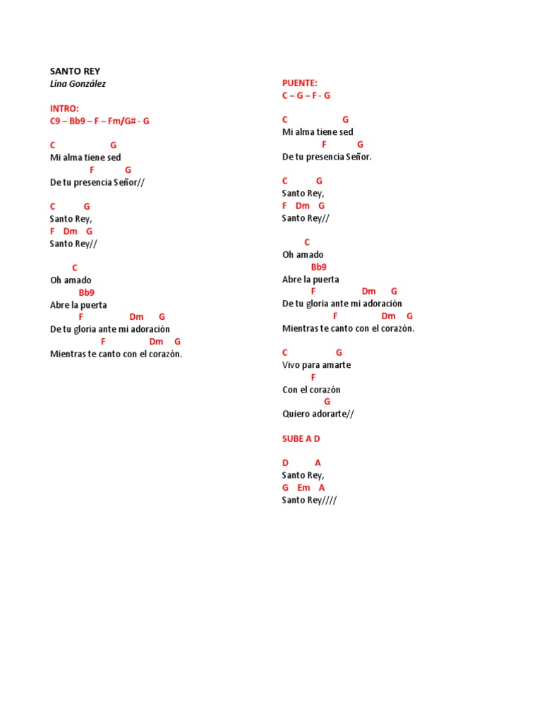 Acordes Lina González | PDF