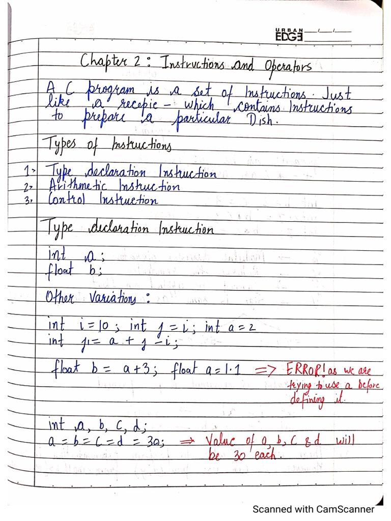 Chapter 2 Instructions And Operators Pdf 