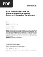 IEEE Transformer BIL Rating Table | PDF | Transformer | Insulator ...