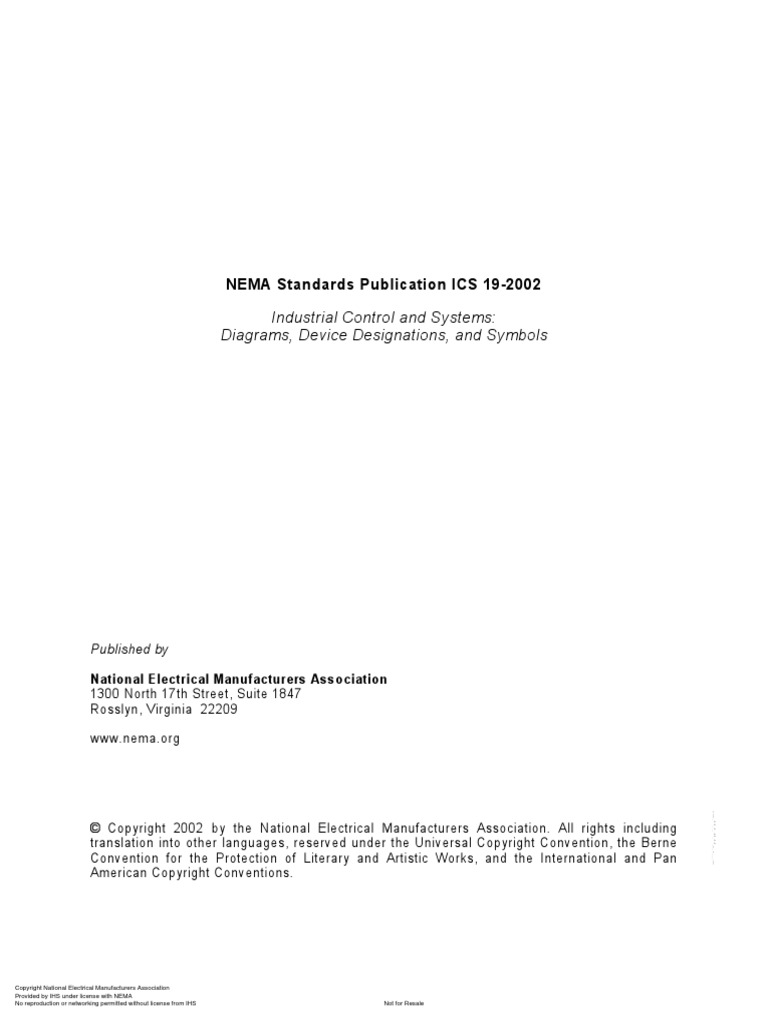 NEMA_ICS_19-2002_Diagrams,_Device_Designations,_and_Symbols | PDF ...