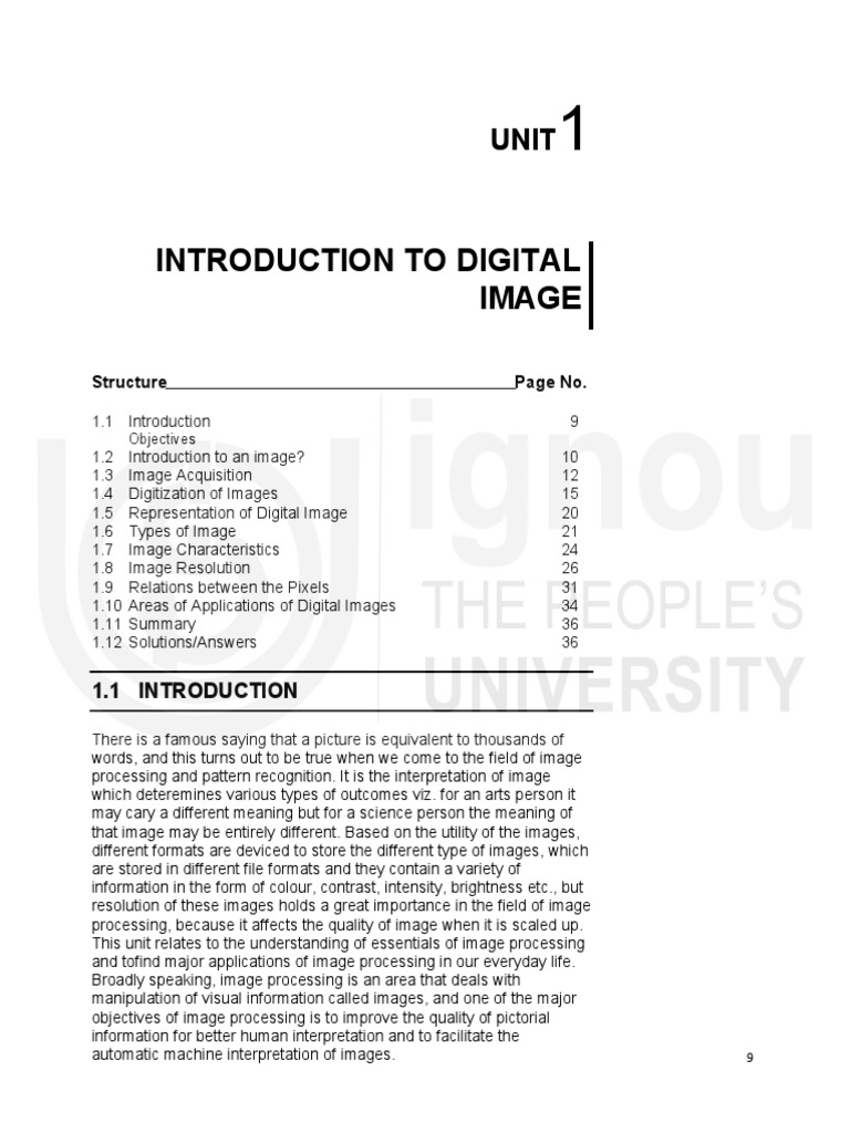 Unit 1 | PDF