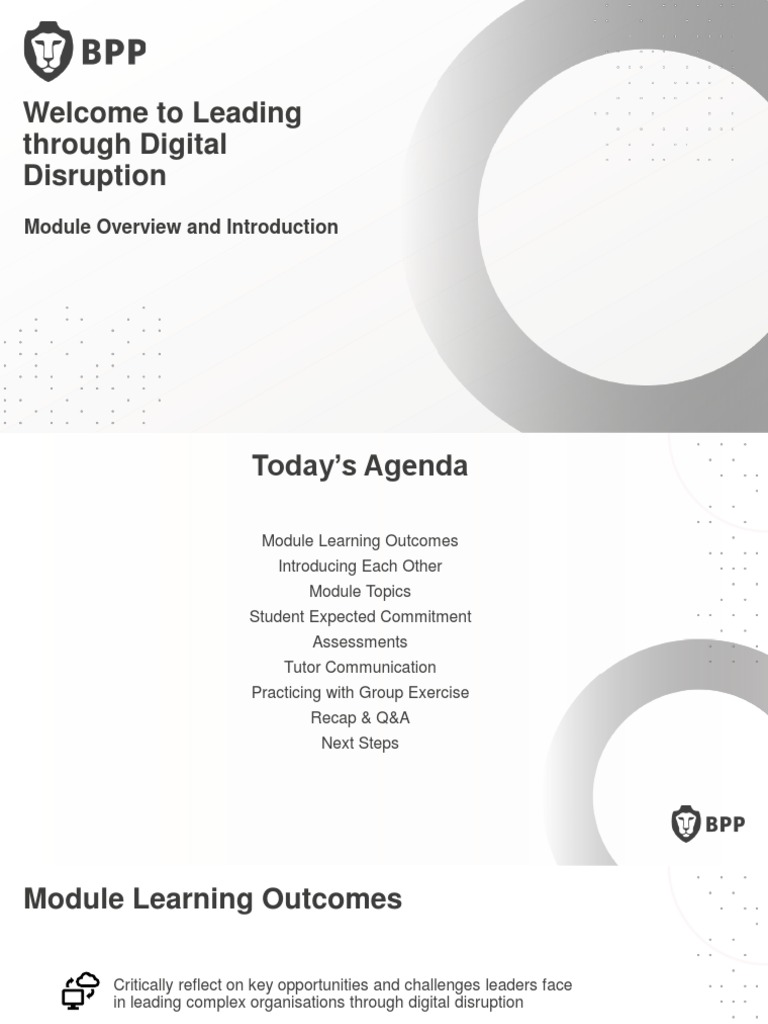 Class Slides Module Overview and Introduction Leading Through Digital ... Class Slides Module Overview and Introduction Leading Through Digital ...