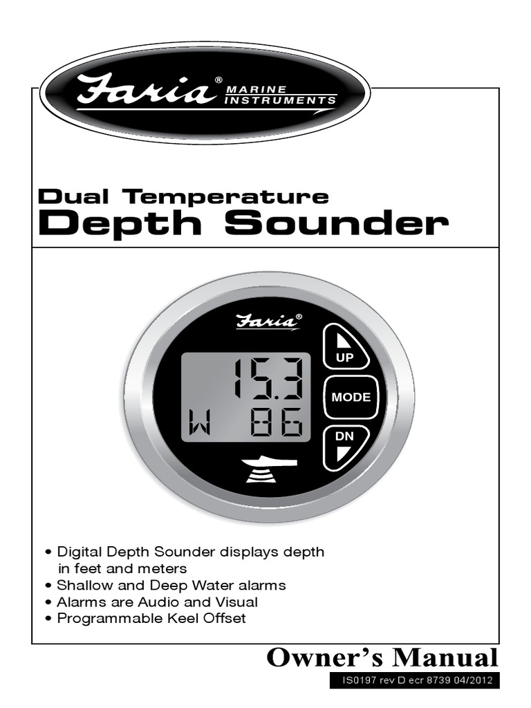 Depth Sounder | PDF | Electrical Connector | Electricity