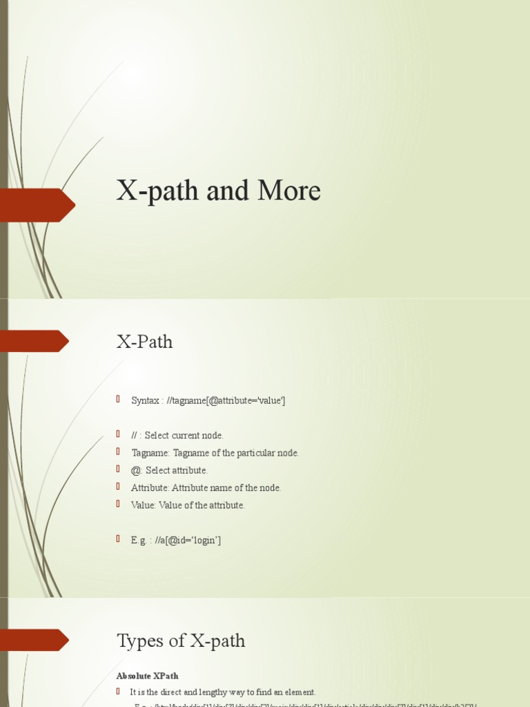 003 7.xpath Methods | PDF