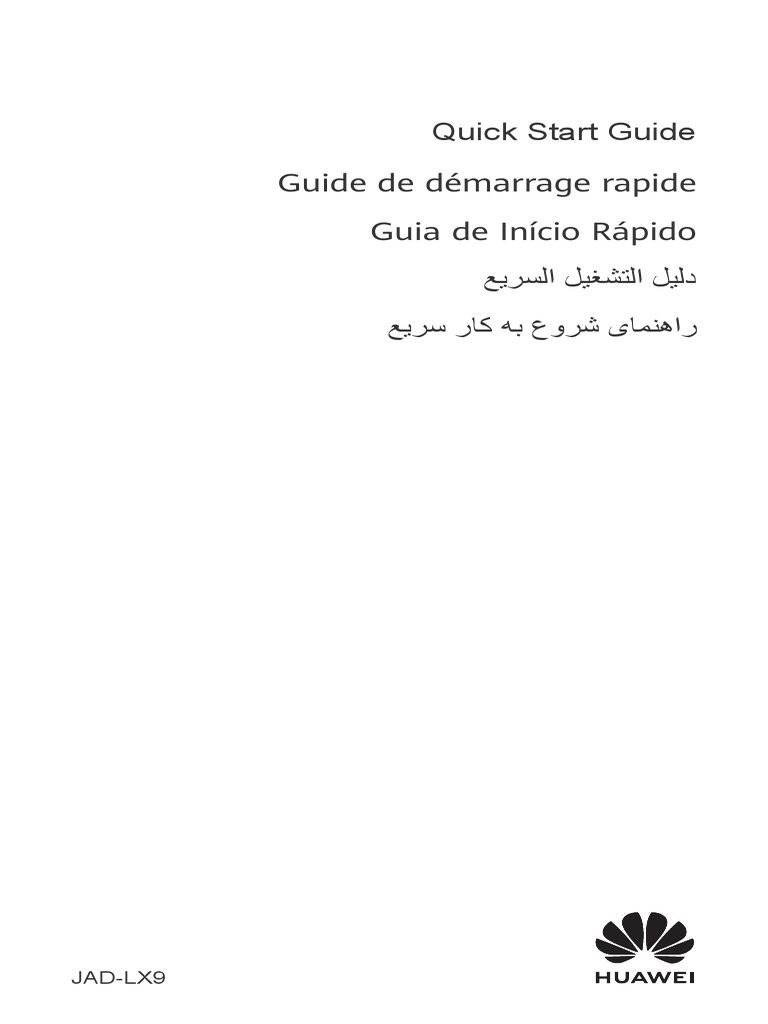 Huawei Device Quick Start Guide | PDF | Waste | Physical Sciences