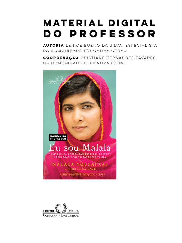 Malala Manual Do Professor | PDF | Malala Yousafzai | Narrativa