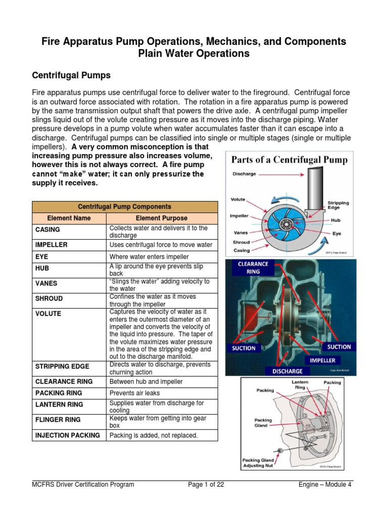 Module 4 - Centrifugal Fire Pumps | Download Free PDF | Pump | Valve