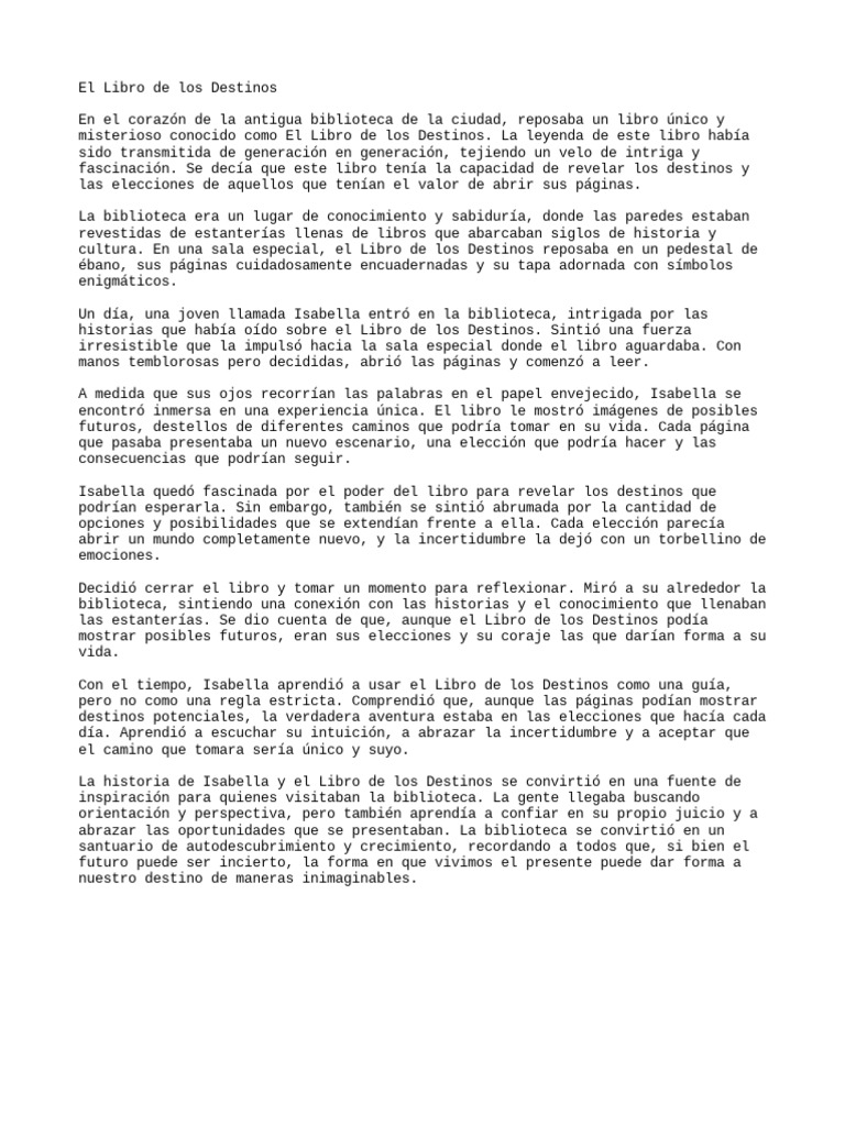 El Libro de Los Destinos | PDF