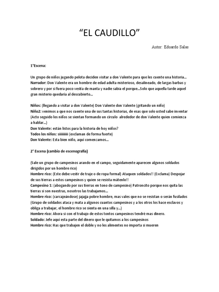 El Caudillo Pdf