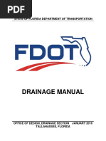 FDOT Drainage Manual | PDF | Storm Drain | Flood