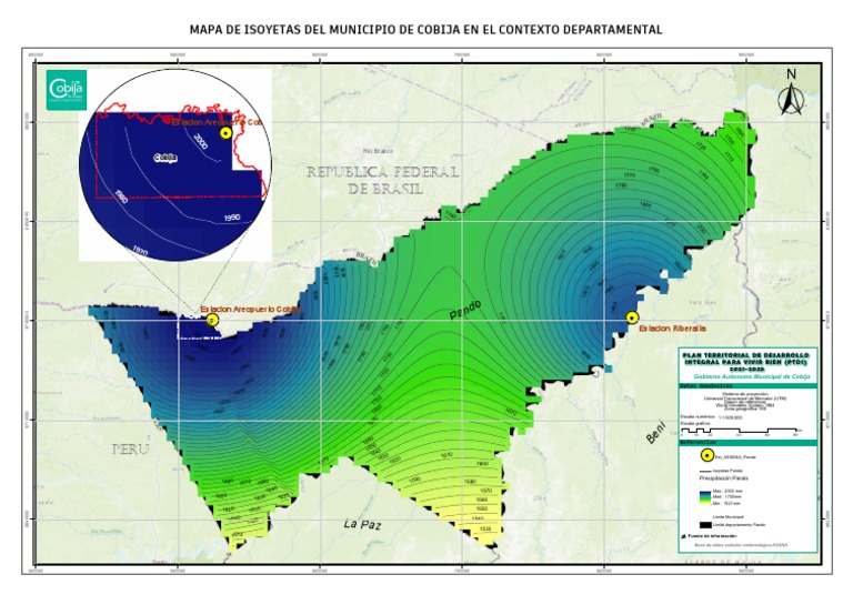 2 Mapa de Isoyetas en El Contexto Departamental | Descargar gratis PDF | Geodesia | Notación ...
