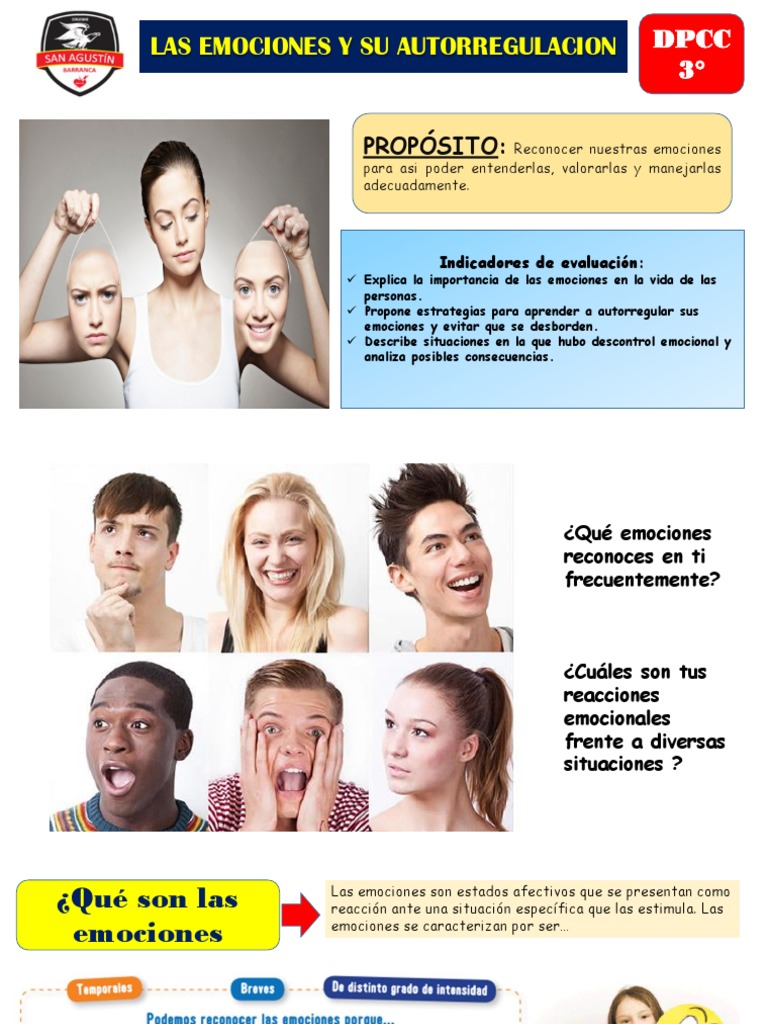 Las Emociones y Su Autorregulacion1 | Descargar gratis PDF | Las ...