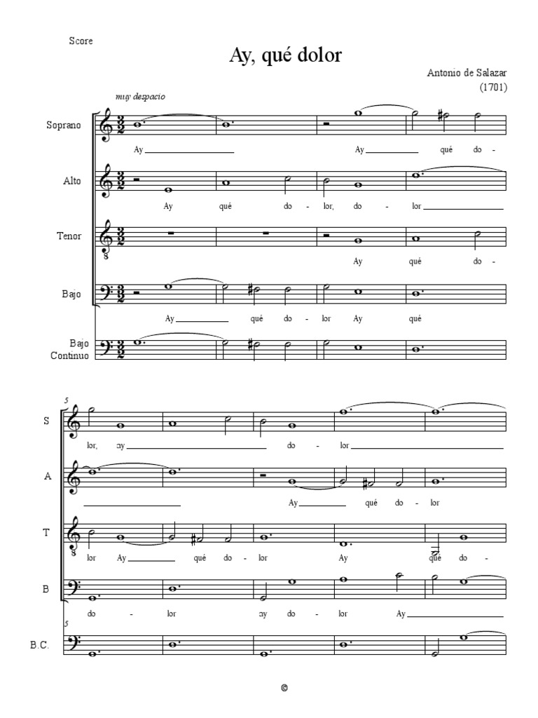 Ay Qué Dolor - Maria Fe Soto | PDF