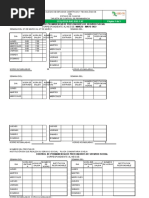 Planilla de Control Horas de Servicio Social | PDF
