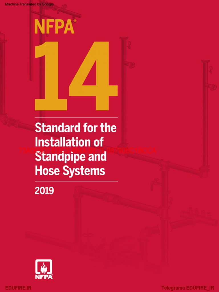 NFPA 14-2019 Traduzido | PDF | Patente | Pressão
