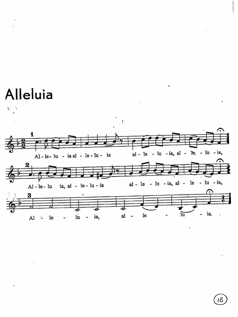 Alleluia | PDF