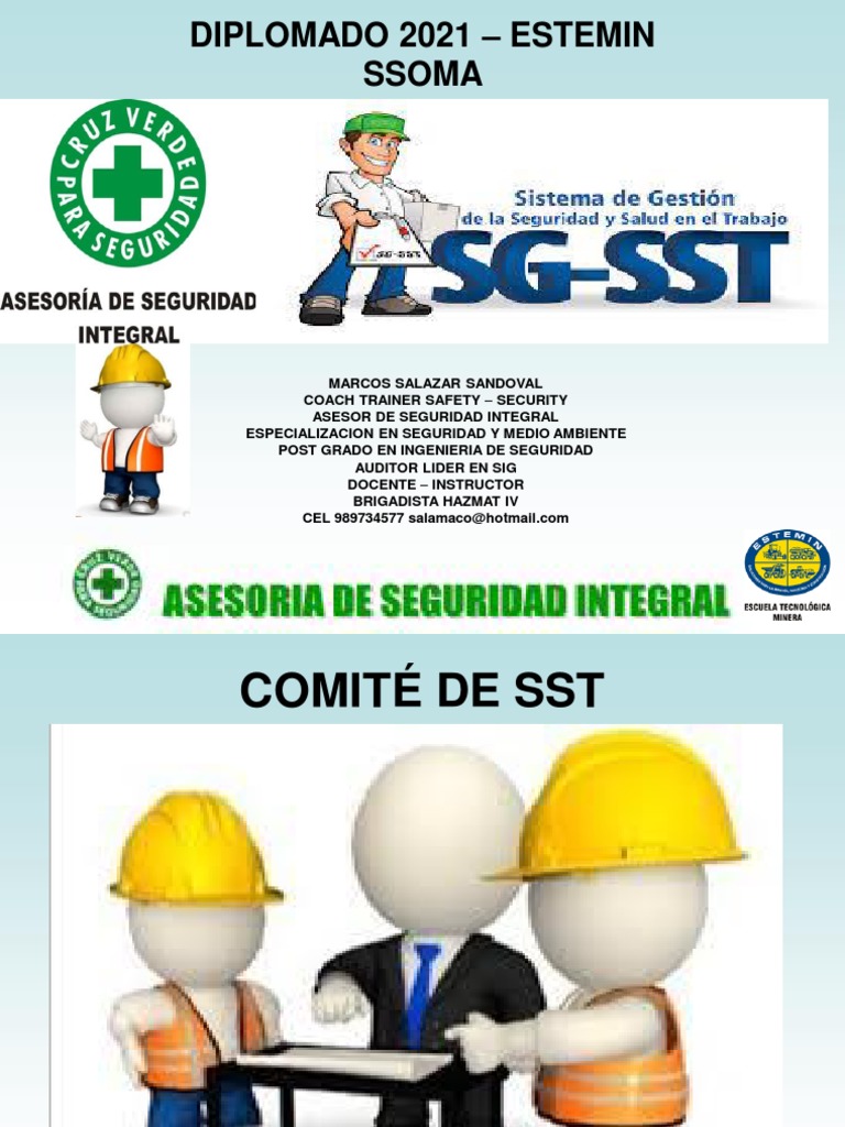 1 - SGSST Diplomado Estemin 2021 Parte 3 | PDF