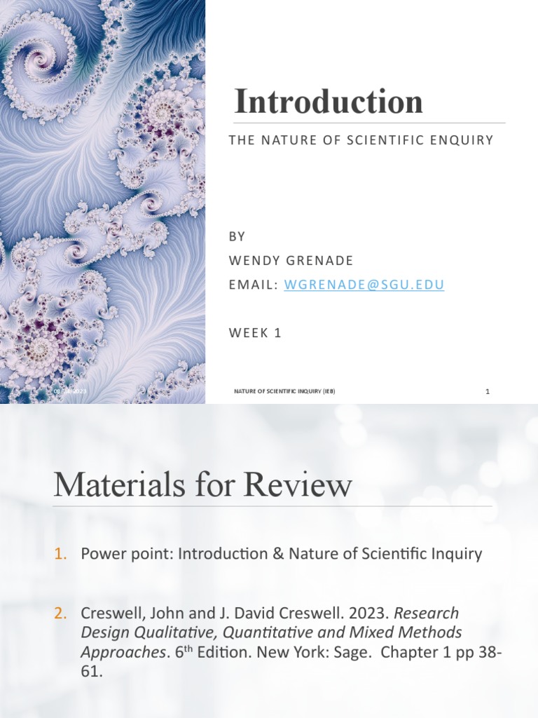 Understanding Scientific Inquiry Basics | PDF | Science & Mathematics