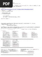 BLS سكريبت 2 لتعبئة استمارة الموعيد (auto remplissage formulaire rdv) | PDF | Passport | Travel Visa