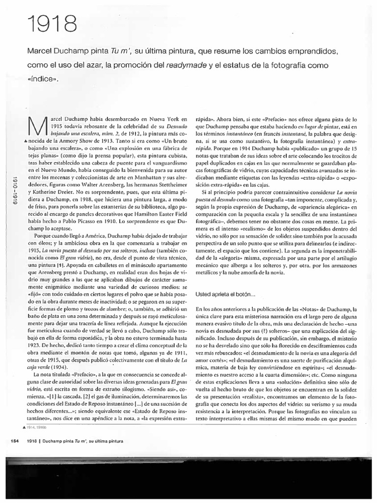 Foster. H. - Marcel Duchamp y El Readymade | PDF