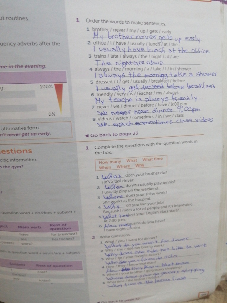 grammar practice 6a | PDF