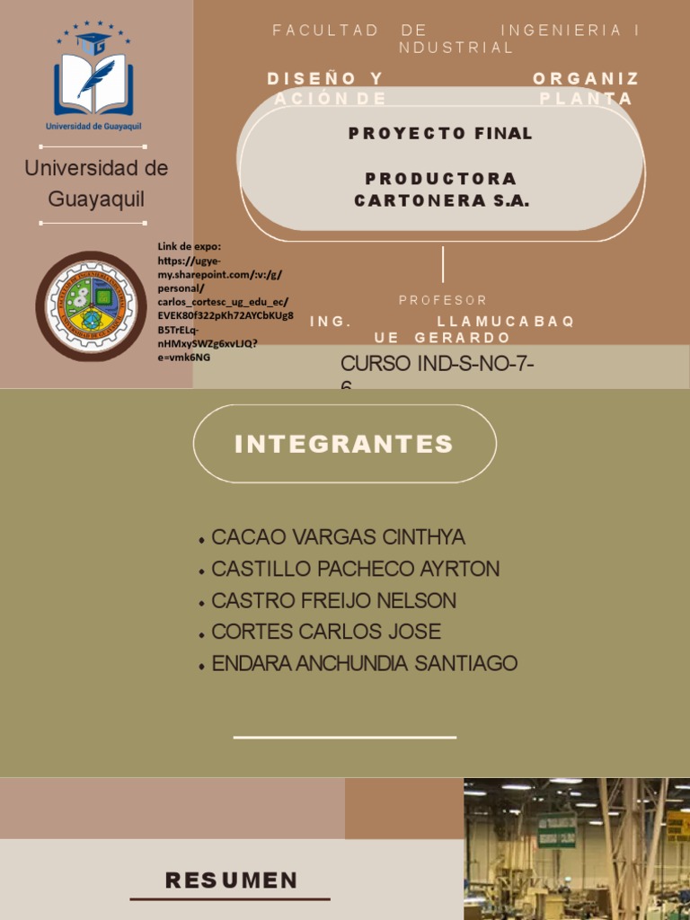 Diapositivas - Proyecto Final NO 7-6 | PDF