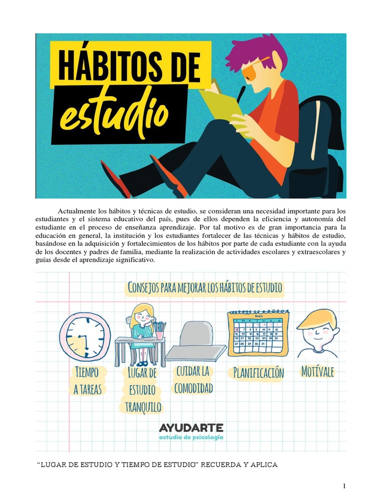 Habitos de Estudio | PDF
