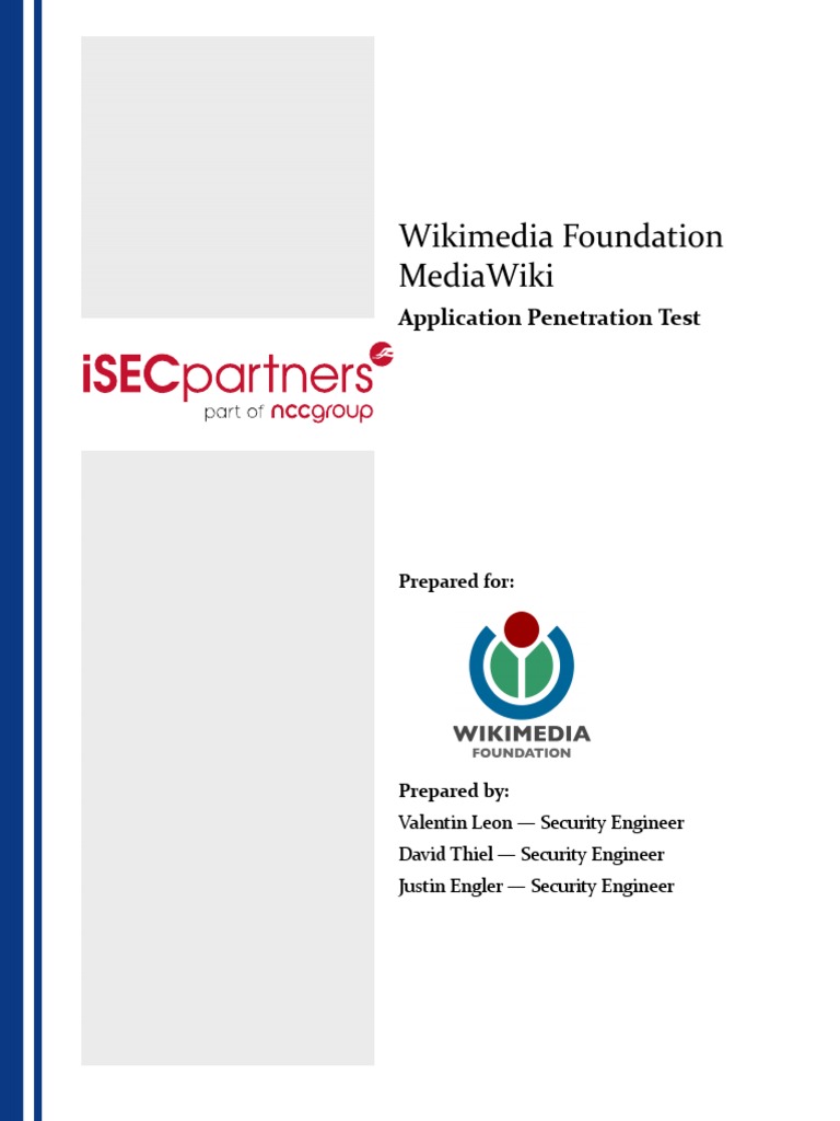 iSEC Wikimedia | PDF