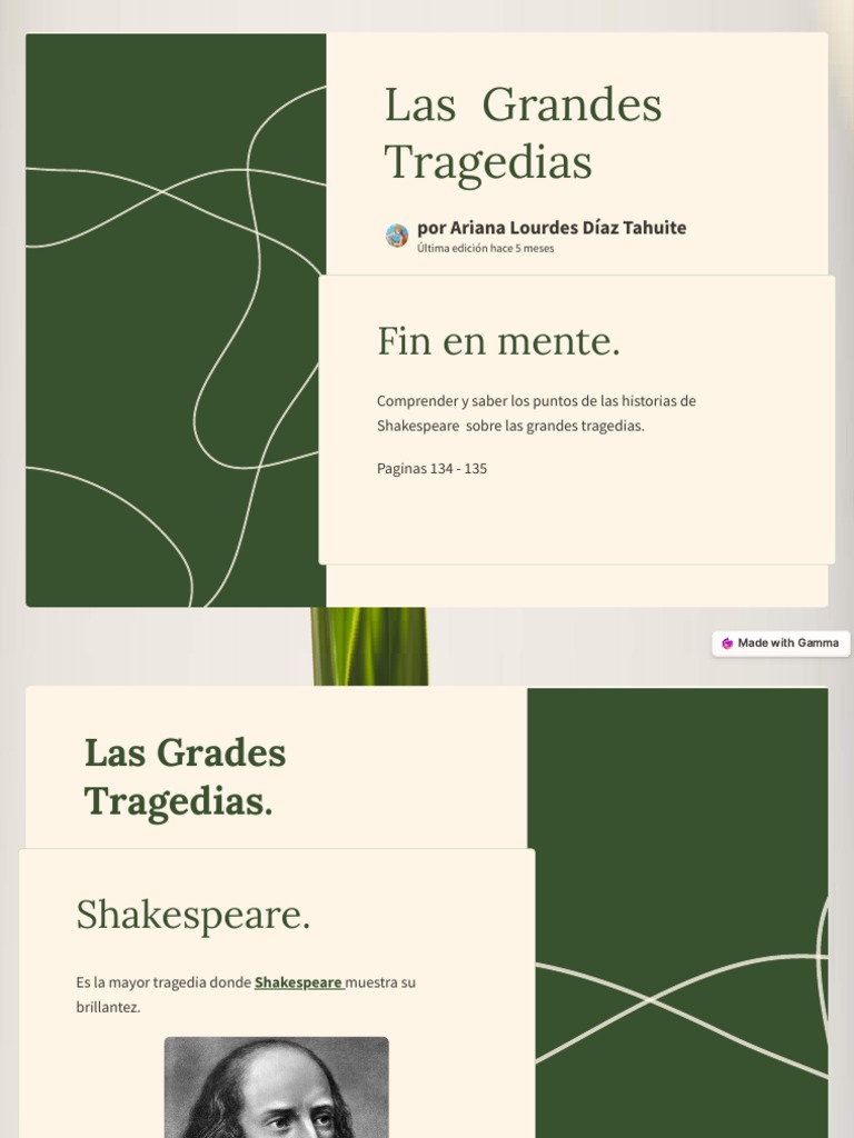 Las Grandes Tragedias | PDF