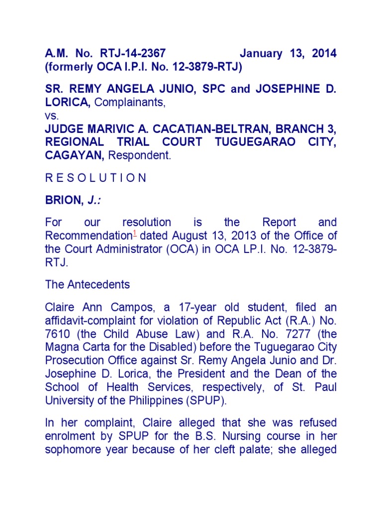 Lorica Vs Judge Beltran | PDF | Prosecutor | Judge