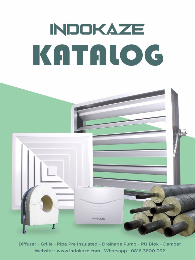 Linear Slot Diffuser dan Bar Grille Kaze | PDF