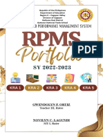 PMES-PORTFOLIO-PROFICIENT-2024-2025 | PDF | Learning | Pedagogy