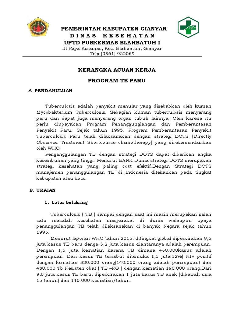Kak TB Paru Baru 2023 | PDF