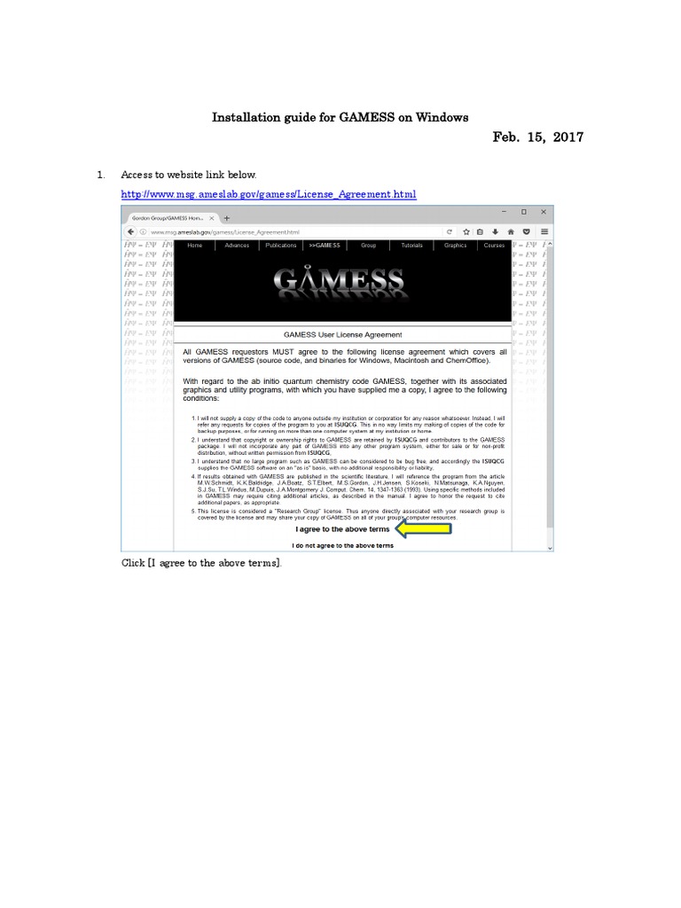 GAMESS Install Manual en Win | PDF | 64 Bit Computing | Microsoft Windows
