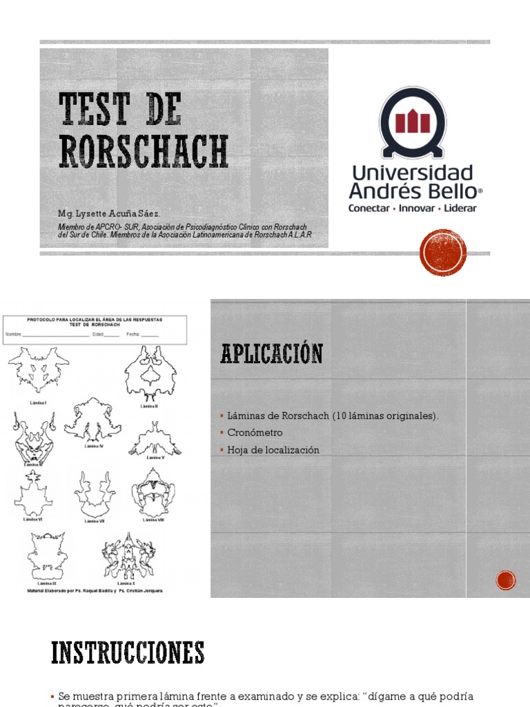 Guía Completa del Test de Rorschach | PDF | Percepción | Sicología