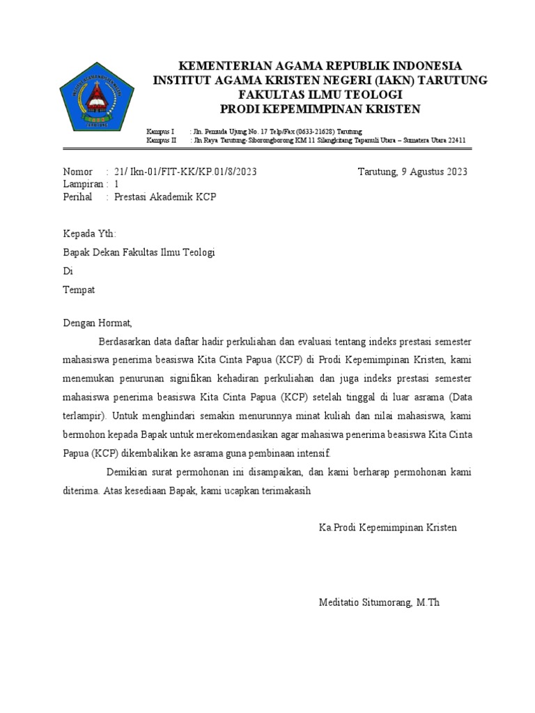 Rekomendasi KCP | PDF