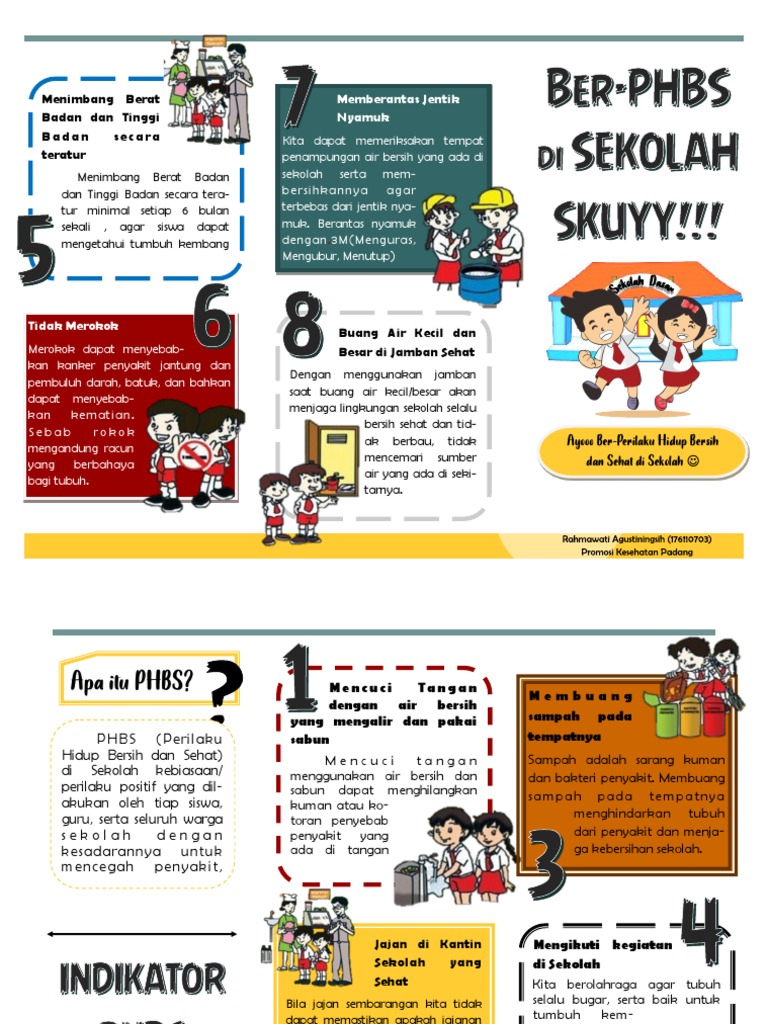 Brosur PHBS Sekolah | PDF