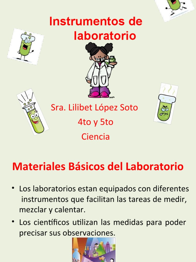 Instrumentos de laboratorio | PDF