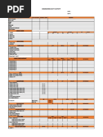 Log Sheet Chiller | PDF | Gas Technologies | Electromechanical Engineering