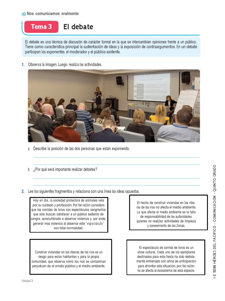3 - El Debate | PDF