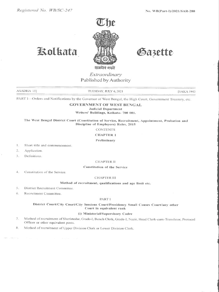 The Kolkata Gazette | PDF