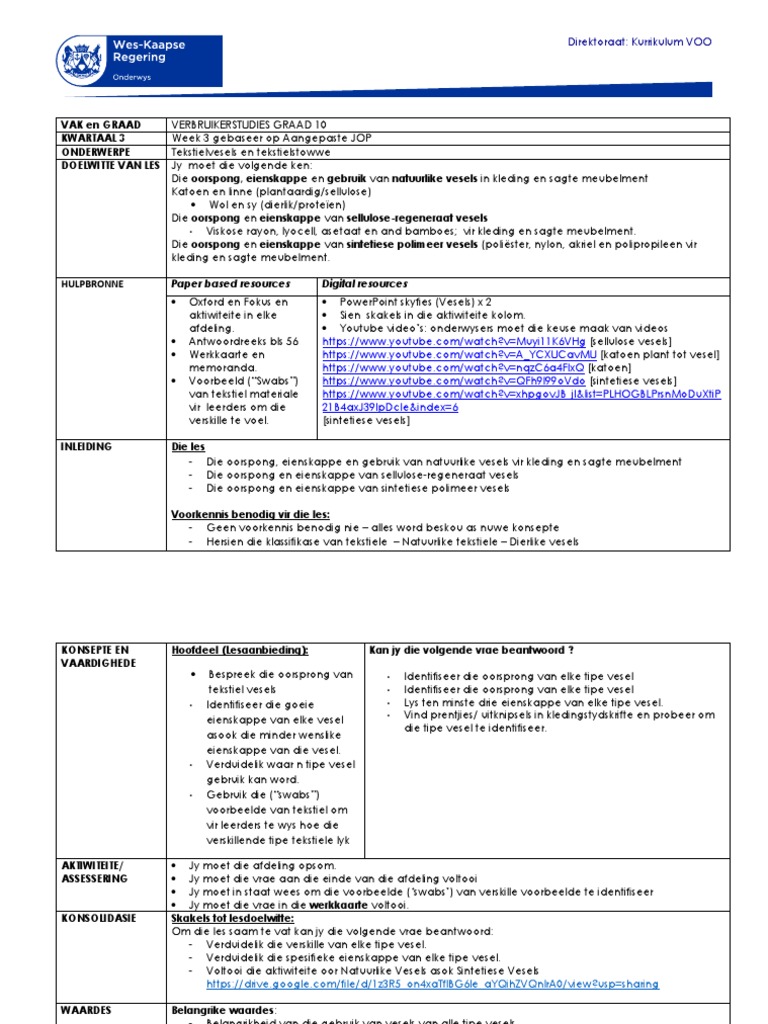 Verbruikerstudies Graad 10 Kwartaal 3 Week 3 - 2020 | PDF Verbruikerstudies Graad 10 Kwartaal 3 Week 3 - 2020 | PDF