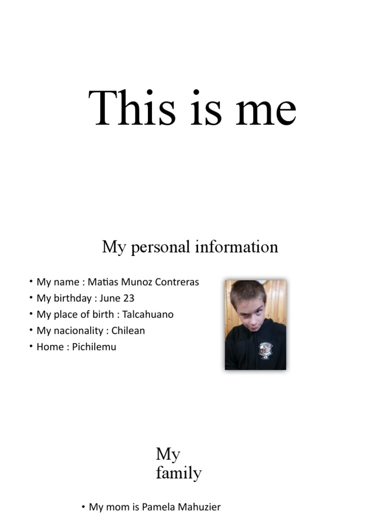 This Is Me | PDF