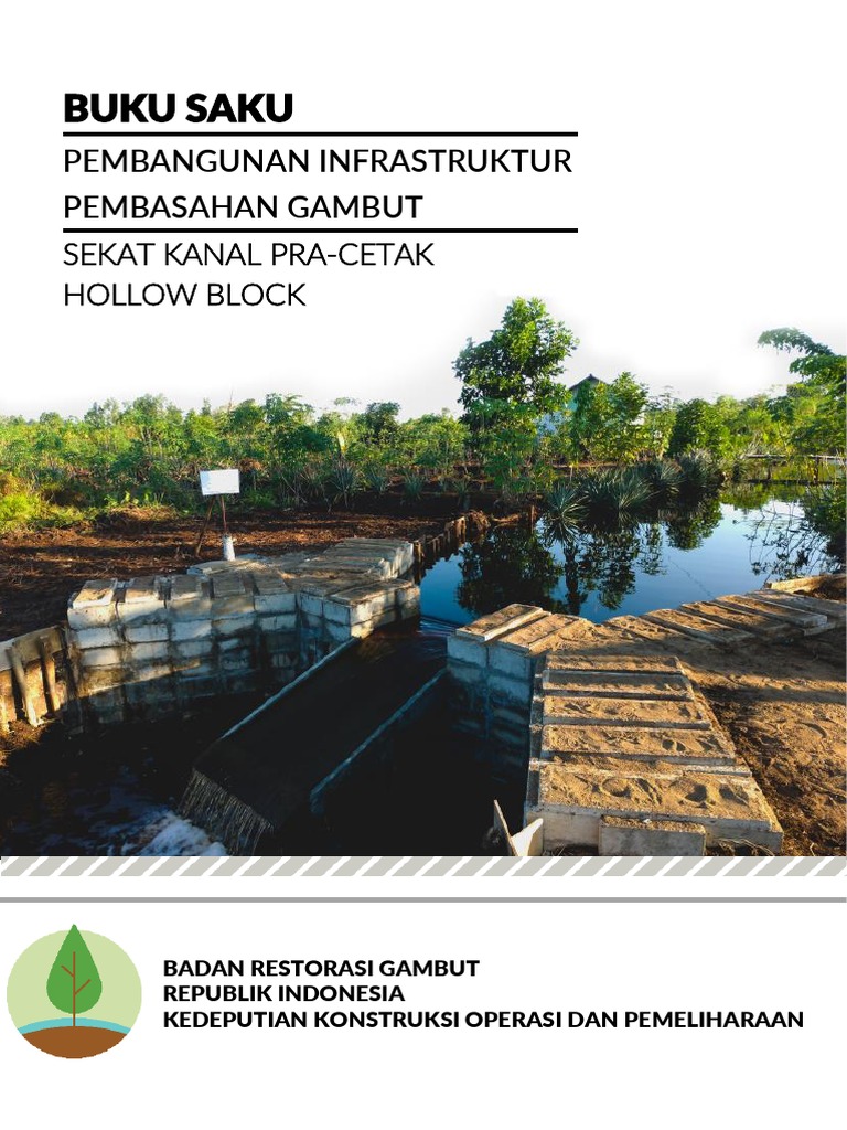 Panduan Sekat Kanal Gambut Pracetak | PDF