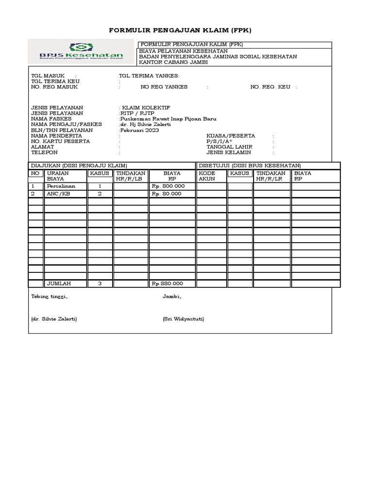 FPK Manual & Berita Acara (New) (2) | PDF