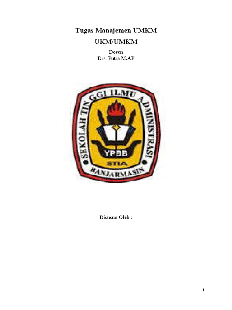 Makalah Manajemen UMKM | PDF Makalah Manajemen UMKM | PDF